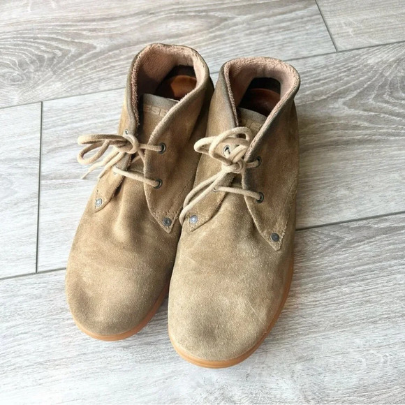 Diesel | Shoes | Diesel Tan Midtown Suede Leather Lace Up Boot | Poshmark